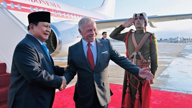 Lo especial es que el presidente Probo para el rey Jordan Abdullah II ...