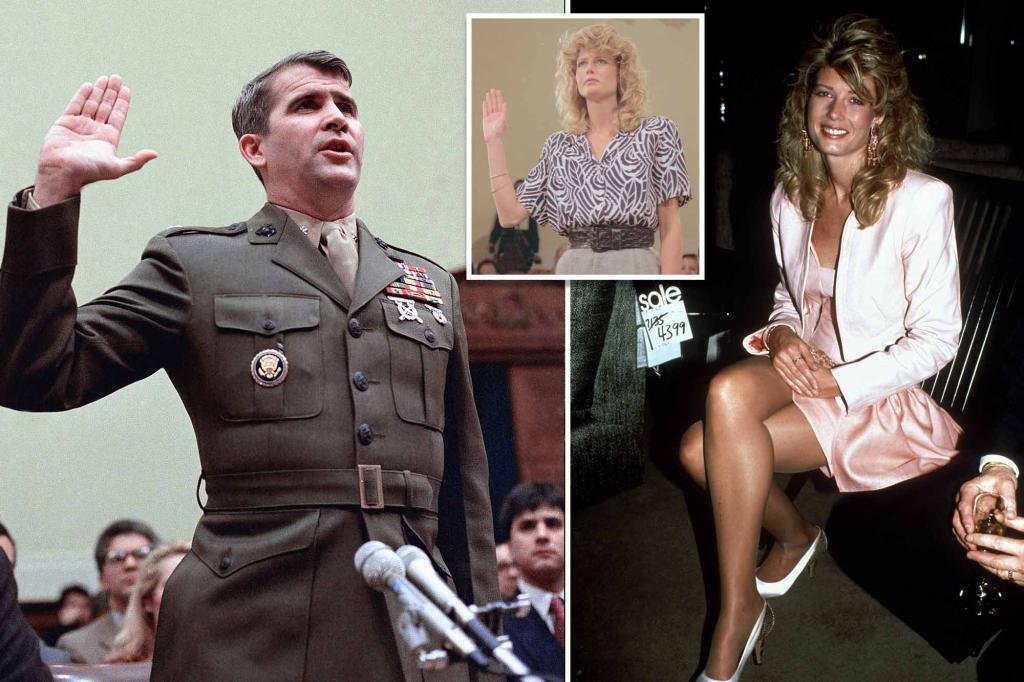 Las imágenes de Irán-Cantra son Oliver North y Fon Hall casados en ...