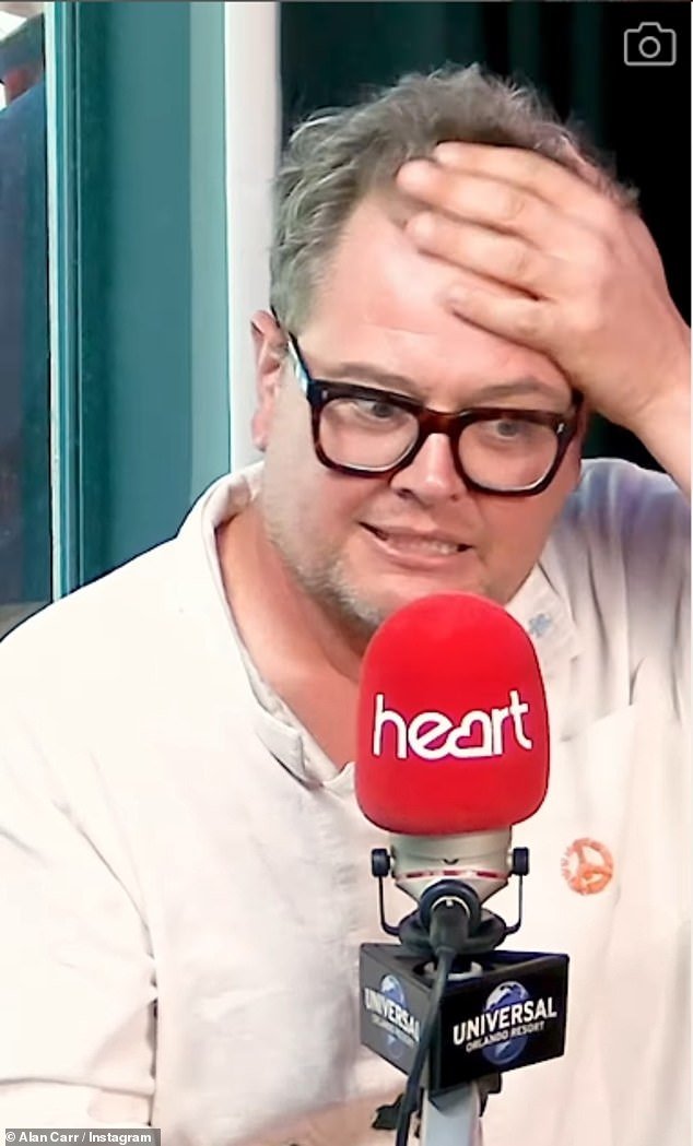 Alan Carr afirma que es ‘el hombre más odiado del Reino Unido’ y huye a ...