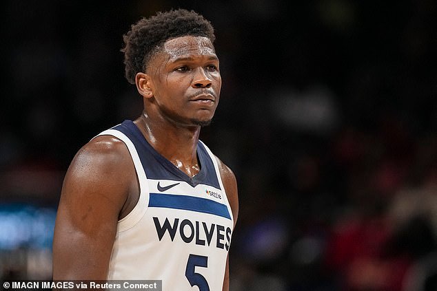La estrella de los Furious Timberwolves, Anthony Edwards, tiró la ...